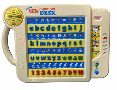 Vintage VTECH Little Smart Alphabet Learning Desk - Tested & Works Read ...