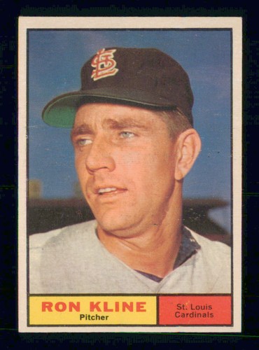 1961 TOPPS BASEBALL # 127 RON KLINE INV J7850 | eBay