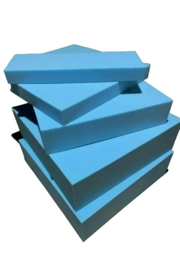 BLUE foam custom size for seater, sofa, chair replacement camper van ...