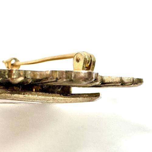 Vintage 1930s Heraldic SHIELD - COAT OF ARMS BROOCH Pin Starburst White ...