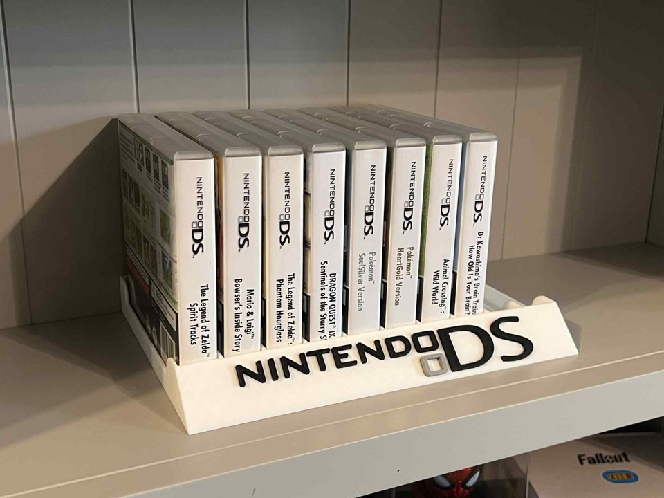Nintendo DS 8 & 10 Game Case Holder Display Stand Rack for DSi ...