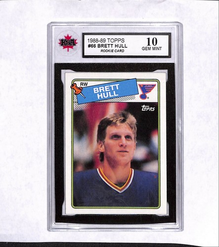1988-89 Topps Brett Hull Rookie KSA 10 (CP) #66 | eBay