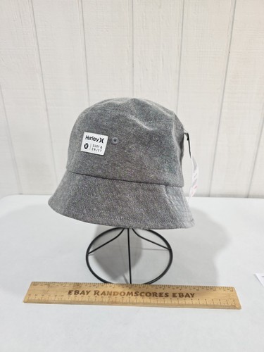Hurley Men’s Chambray Bucket Hat Surf & Enjoy Gray NWT One Size | eBay UK