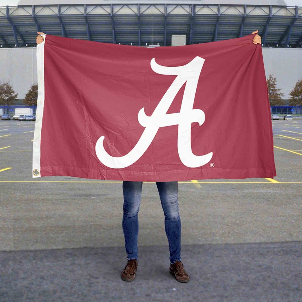 University of Alabama Crimson Tide Flag A Logo Large 3x5 | eBay