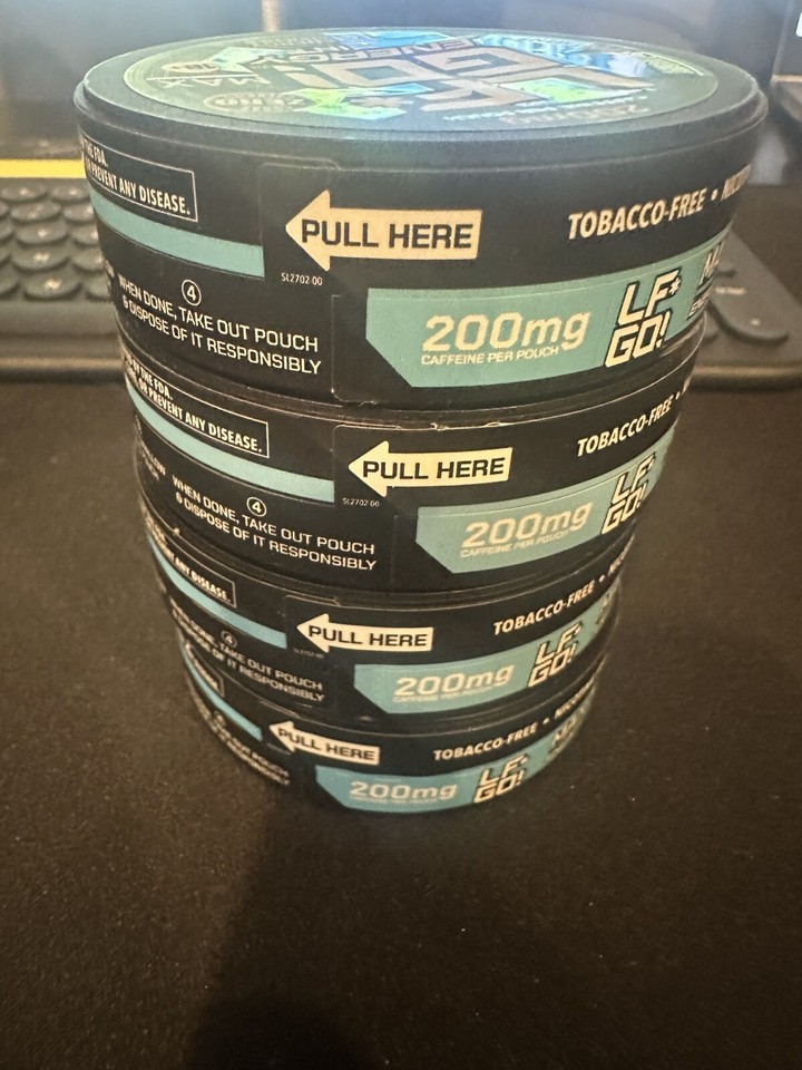 (4-Pack) LF* GO! Energy - MINT - 200mg - 60 Pouches - NEW | eBay