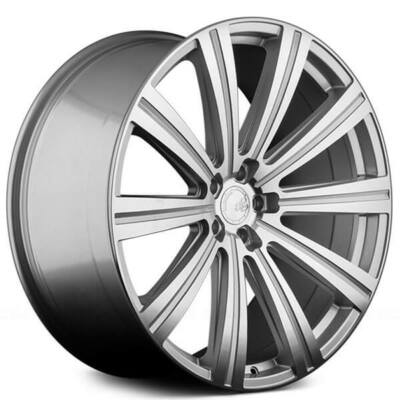 (4) 24" Avant Garde Wheels Vanguard Silver Machined Rims(B30) | eBay