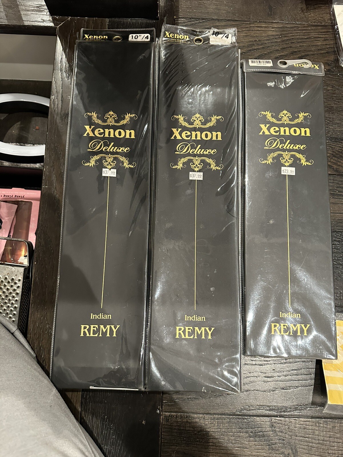 Xenon Deluxe 100% Human Hair XYK - 10 Color 4 Indian Remy Hair 10”/4 ...