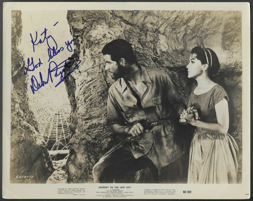 Debra Paget SIGNED Original 1960s Promo Photo Journey to the Lost City ...