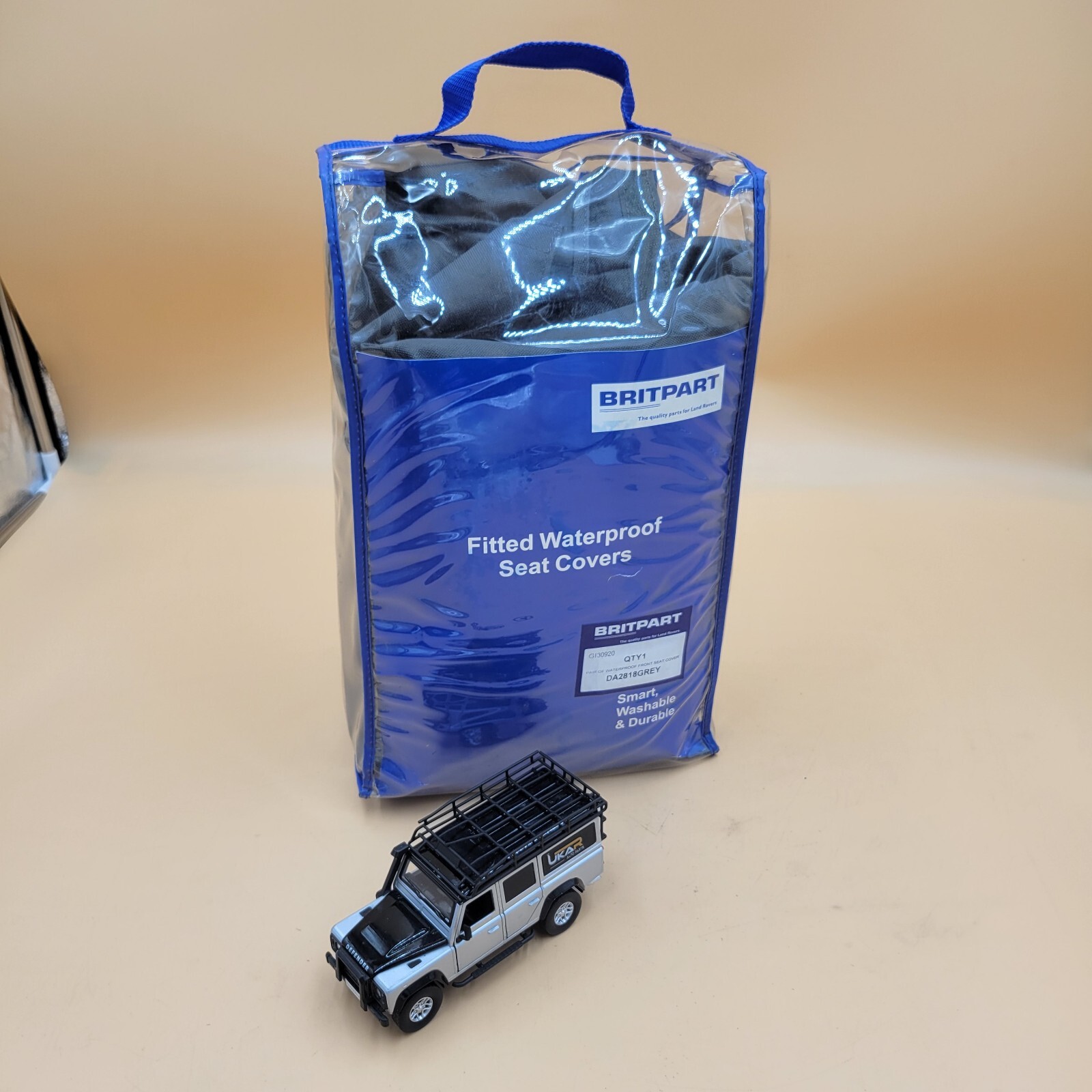 LAND ROVER DEFENDER 110 2007-ON FRONT SEATS WATERPROOF SEAT COVERS SET ...