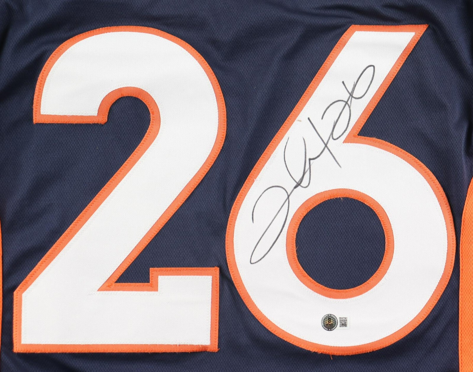 Clinton Portis Signed Denver Broncos Pro Cut Jersey (Beckett) 2×Pro ...
