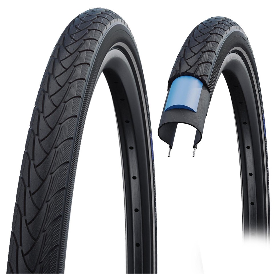SCHWALBE MARATHON PLUS Puncture Resistant Bike Cycle Tyres Road Hybrid ...