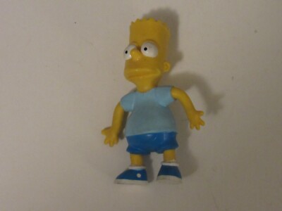 1990 Bart Simpson Bendable Rubber Figurine 3.5 in | eBay