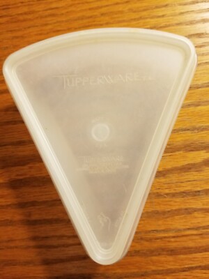 Vintage Tupperware Pie Slice Keeper 269-13 Plastic Storage Container ...