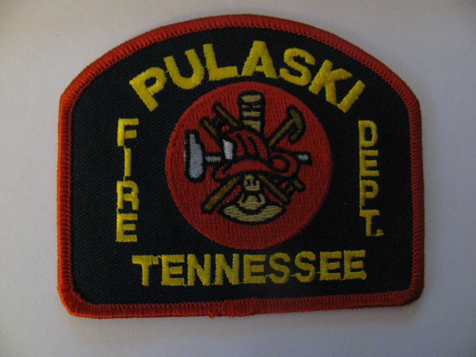 TENNESSEE TN - Pulaski EMS Fire Rescue Dept Patch Iron On 3.75” Rare ...