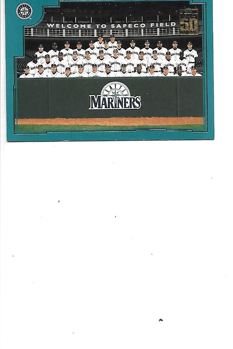 2001 Topps 2000 Seattle Mariners Team Baseball Card #777 | eBay