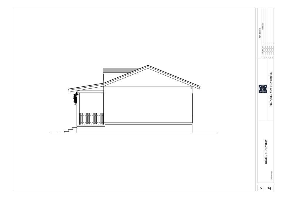 American Style Tiny House Plan With CAD file And PDF For Blueprint - 2 ...