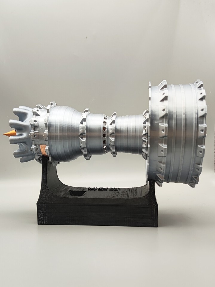 Aircraft Turbofan Engine Model Aircraft Jet Engine Rotatable Electric ...