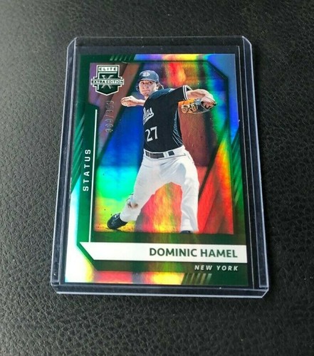2021 Elite Extra Edition Dominic Hamel GREEN STATUS 469/499 | eBay