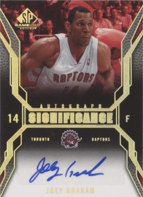 2007-08 SP Game Used - Significance Autographs Joey Graham #SI-JG (AU ...