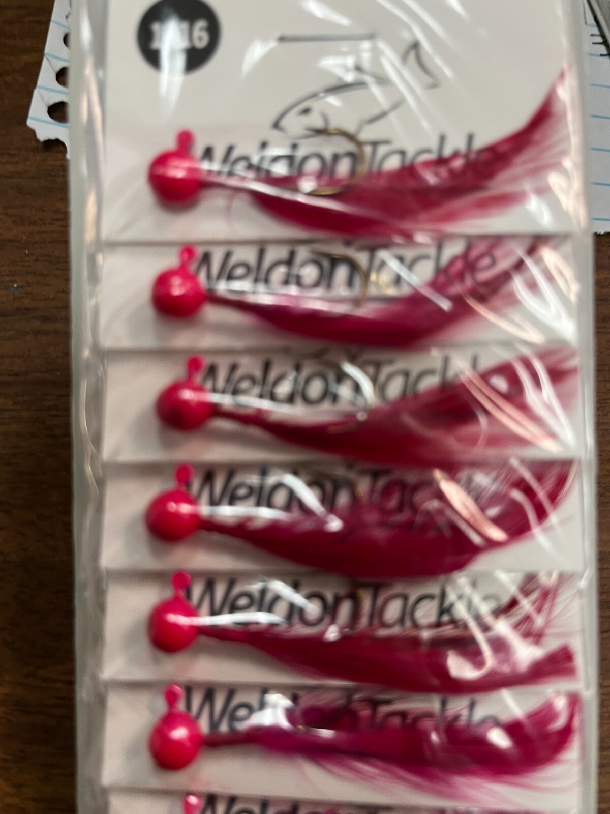 Lot Of 12 Weldon Mini Foo Jigs 1/16oz PINKISH/RED Steelhead/Trout Jigs ...