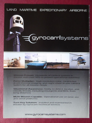 9/2009 PUB GYROCAMSYSTEMS CAMERA ARMY AIR FORCE NAVY ORIGINAL AD | eBay