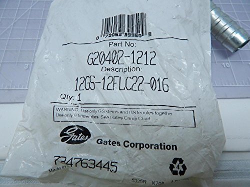 Gates G20402-1212, 12GS-12FLC22-016 Hydraulic Hose Fitting T105807 | eBay