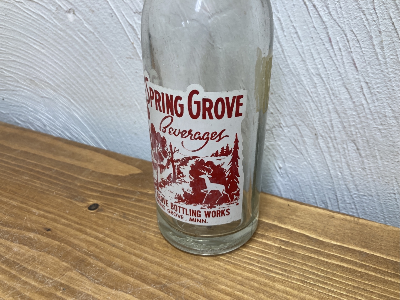 Spring Grove Beverage Bottle Soda Pop 8oz Spring Grove Minn | eBay