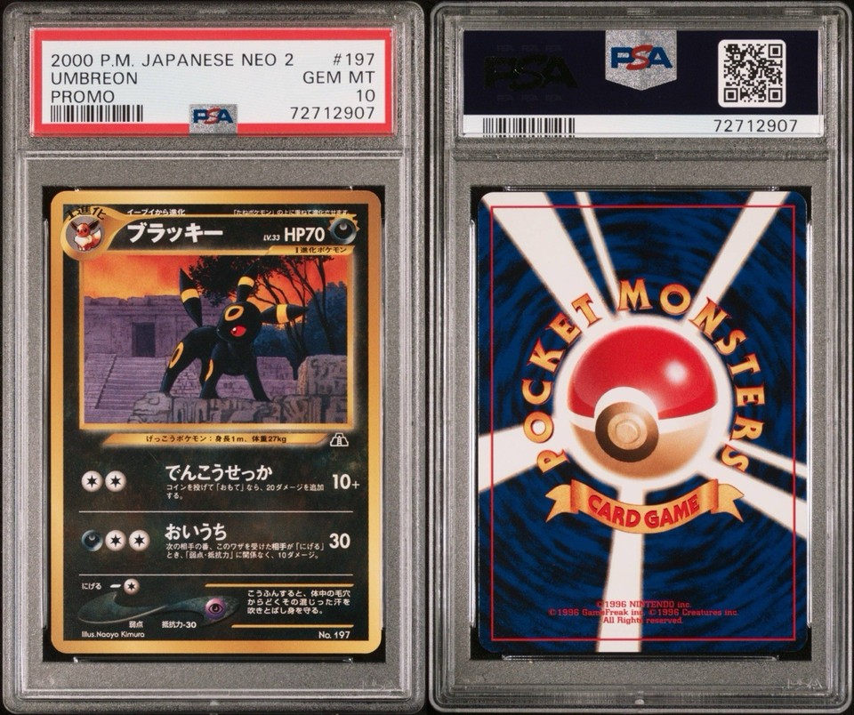 PSA 10 Umbreon Neo 2 Japanese Promo #197 - Pokemon | eBay