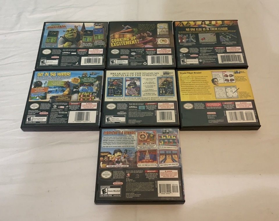 Nintendo DS Games Lot Of 7 Games Complete In Box. | eBay