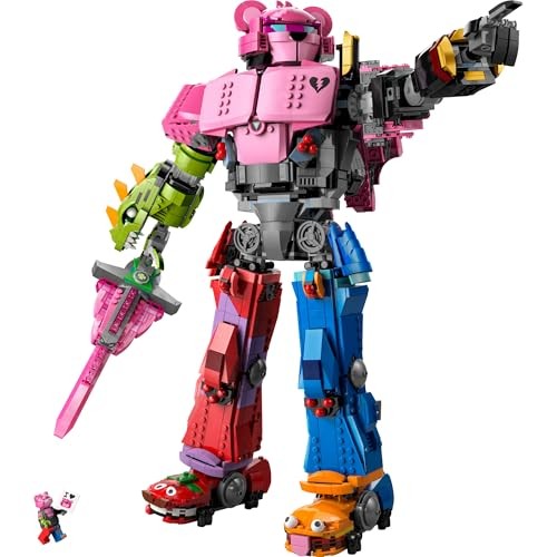 LEGO Fortnite Pink Cuddle Team Leader Mech Figure 77078 2503 Pcs Gamer ...