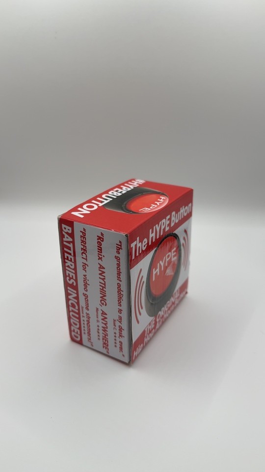 The Hype Button | Hip Hop Air Horn Sound Effect Button (Batteries ...