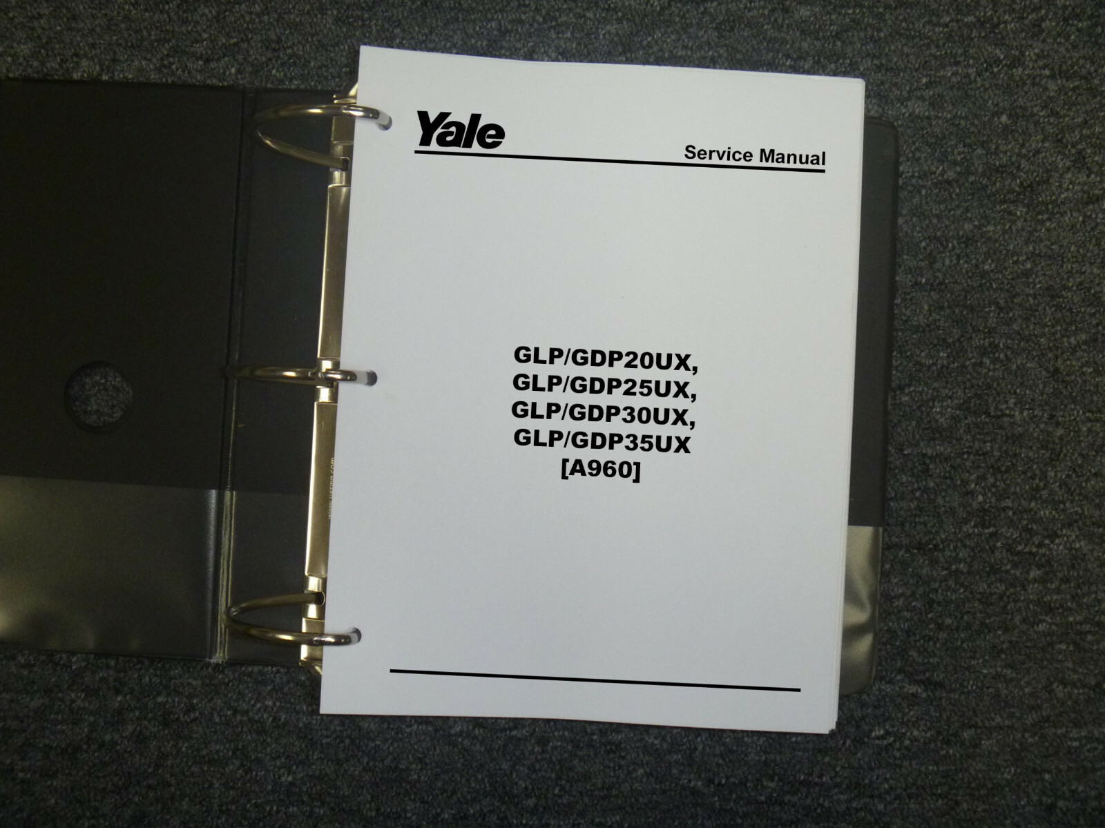 Yale GLP30UX GDP30UX GLP35UX GDP35UX Forklift Shop Service Repair ...