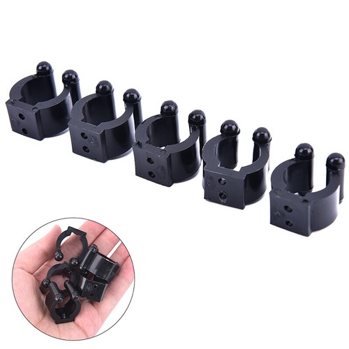 5Pcs Plastic Club Clip Fishing Rod Pole Storage Rack Tip Clamps Holder ...