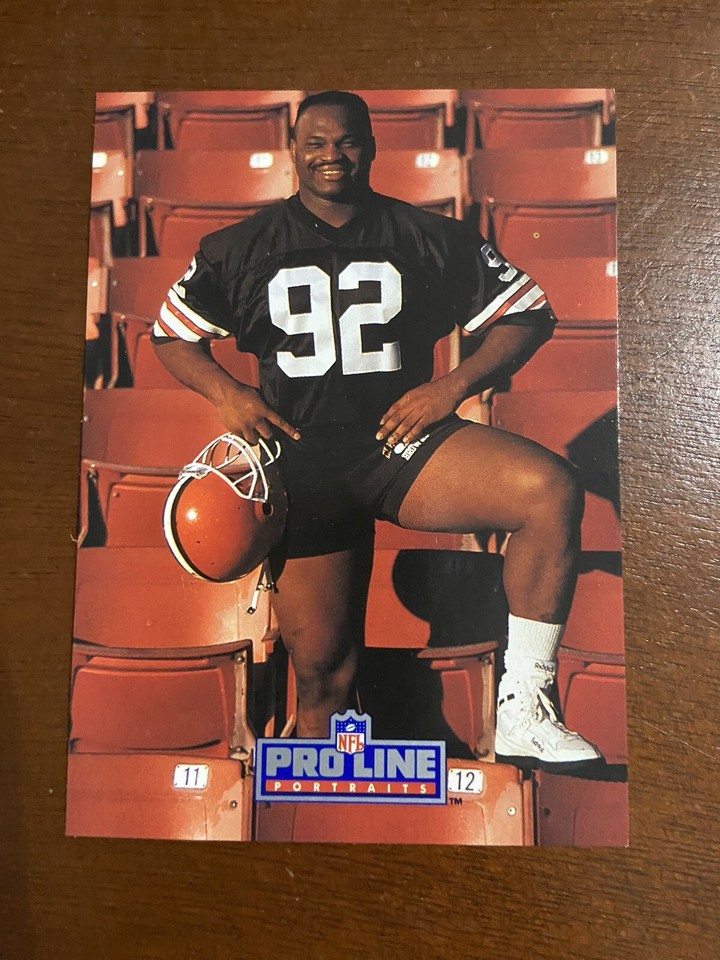 Michael Dean Perry Signed 1991 Pro Line Card #92 Autographed Cleveland ...