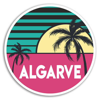 2 x 10cm Algarve Vinyl Stickers - Portugal Travel Sticker Laptop ...