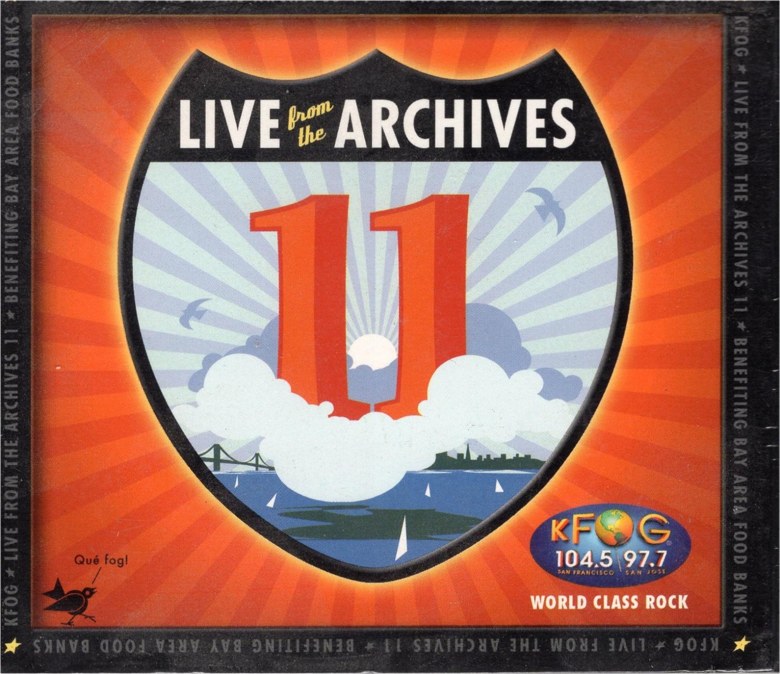 KFOG Live from the Archives Number 11 UN-OPENED / Still Sealed ** 2 ...