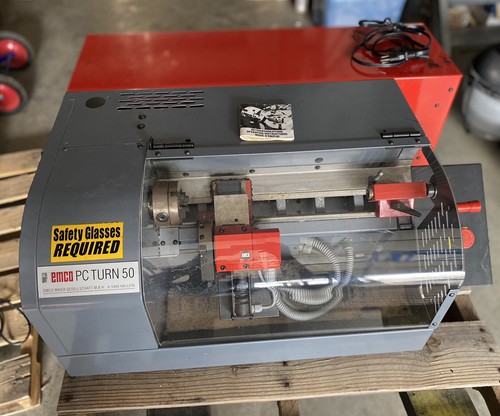 Emco Pc turn 50 PC controlled CNC tabletop turning machine, Can Ship | eBay