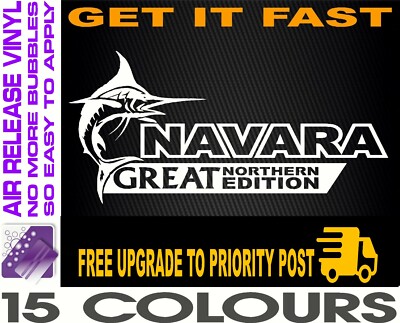 NAVARA D40 D22 NP300 funny accessories funny Great Northern decal 300mm ...
