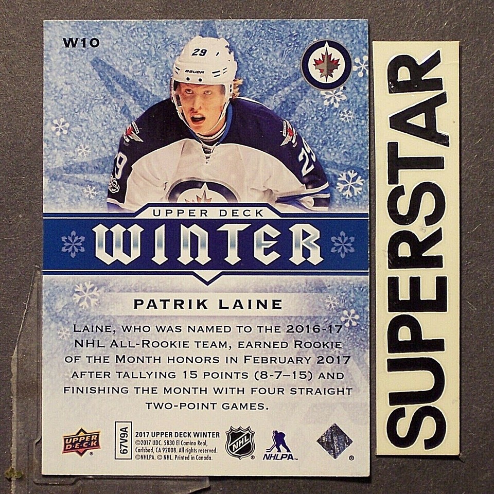 PATRICK LAINE 2017 Upper Deck Winter #W10 Columbus Blue Jackets | eBay