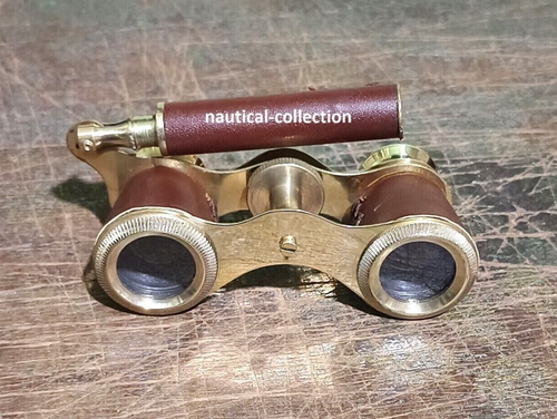 Antique Vintage Opera Glasses Binoculars White Mother of Pearl & Handle ...