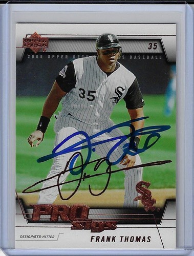 Frank Thomas 2005 Upper Deck Pro Sigs #23 Autographed Card | eBay