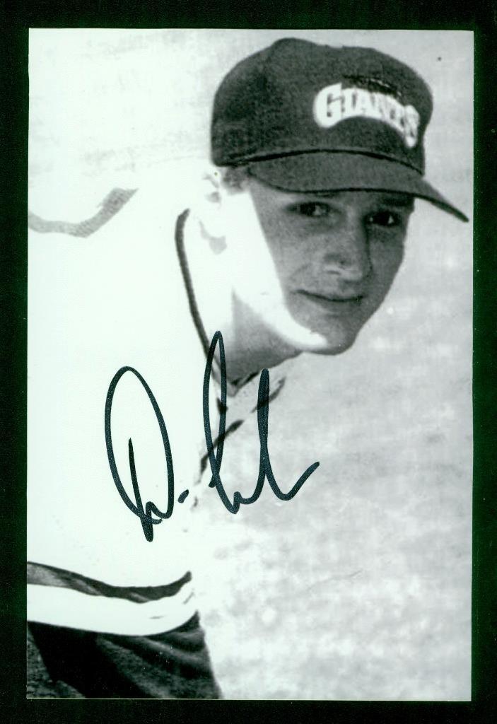 #1083, 4" x 6" Photo Card, Signed-Autographed, Dan Carlson, San ...