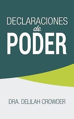 Declaraciones de Poder by Delilah Crowder (2015, Trade Paperback) for sale online | eBay