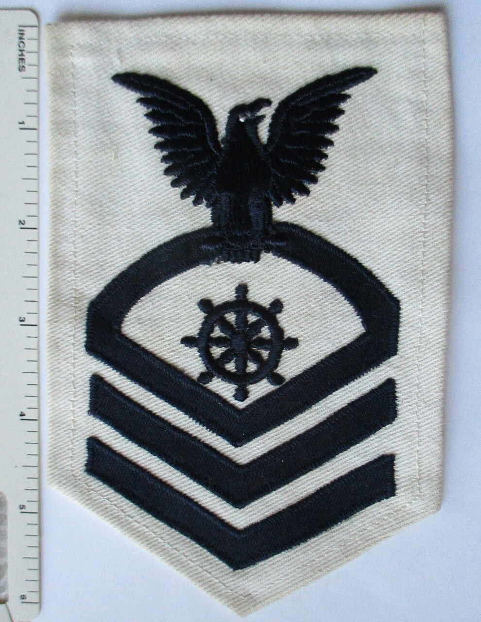 WW2 Vintage US NAVY QUARTERMASTER CHIEF PETTY OFFICER Rate PATCH on ...
