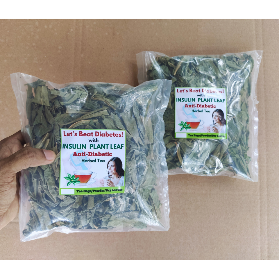 Organic Dried Insulin Plant Leaves/Leaf ( Costus Igneus ) Thebu Herbal ...