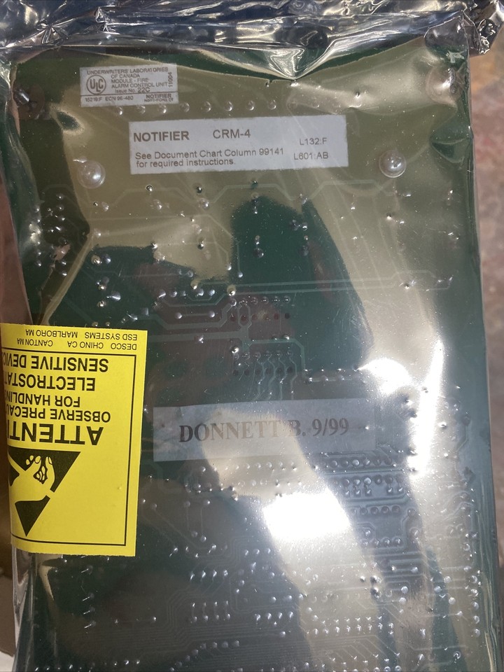 Notifier CRM-4 Control Relay Panel | eBay