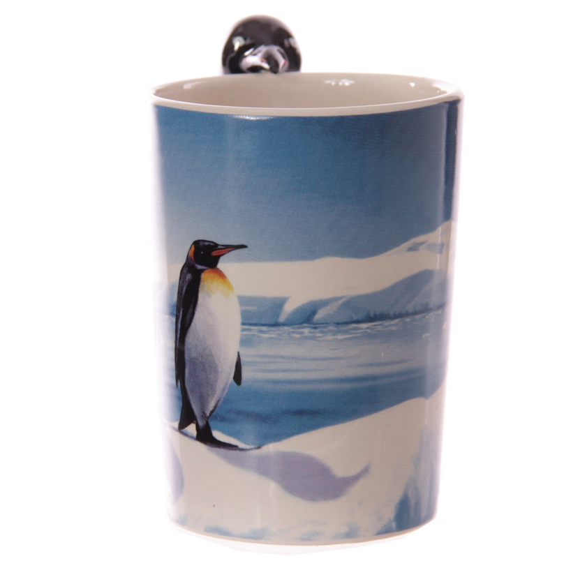 Animal Shaped Handle Ceramic Mug Tea Coffee Cup Novelty Gift Jungle ...