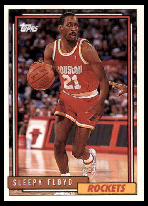 1992 Topps #36 Sleepy Floyd Houston Rockets Basketball Card | eBay