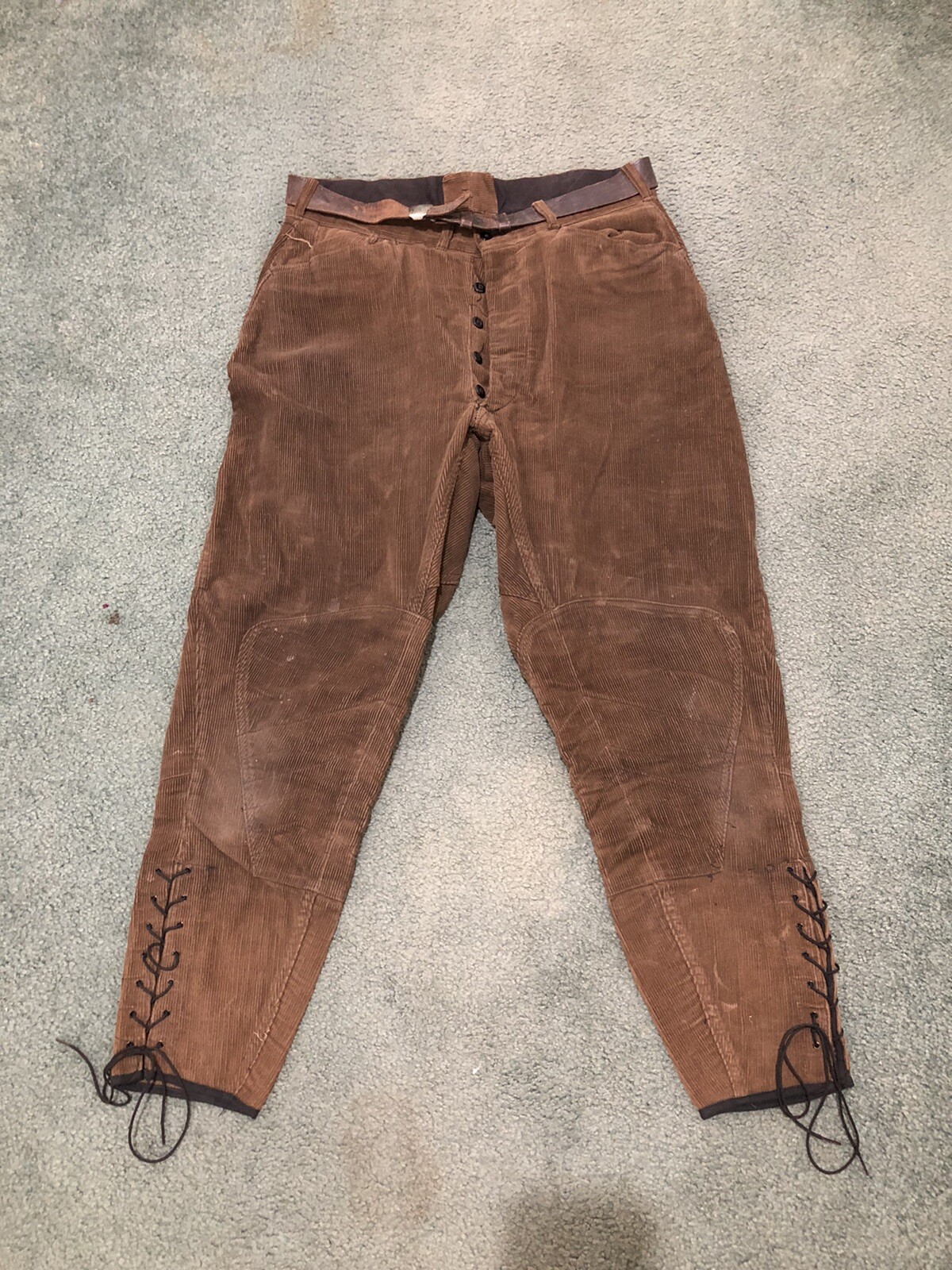 Vintage WW2 US Military Brown Corduroy Pants 32W 27L Boat Sail ...