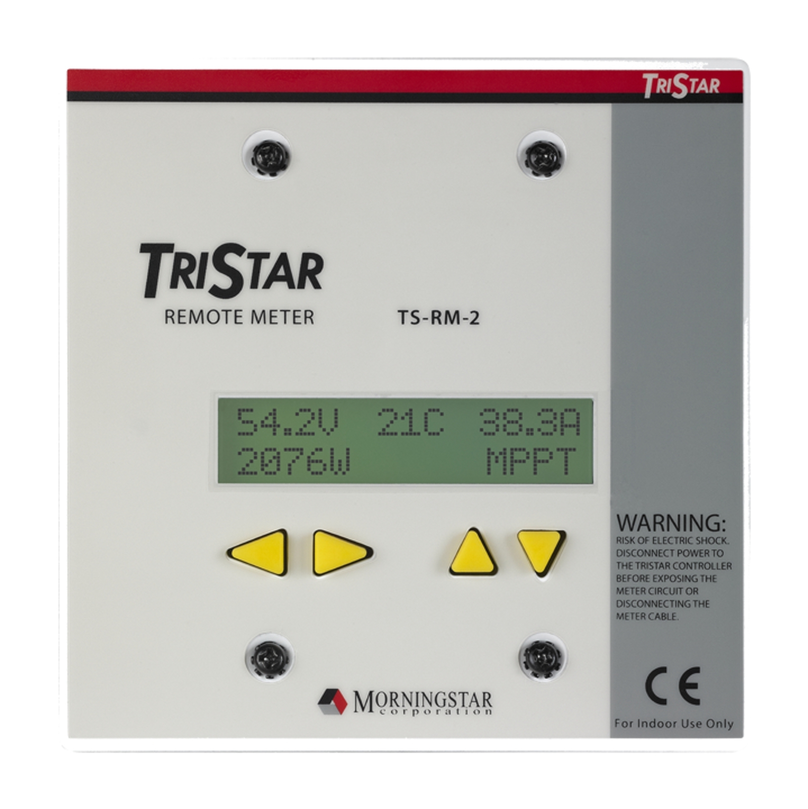 Morningstar TriStar remote LCD digital meter, for all TriStar solar ...